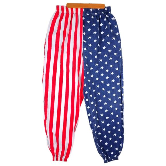 Unbranded | Pants | Vintage 8s Parachute Pants American Flag Usa Gym ...